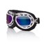 Silver + Blue Flying Motorcycle Scooter Goggles Retro Vintage Steampunk ...