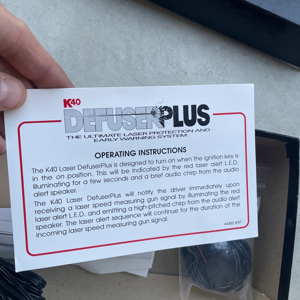 K40 Defuser Plus License Plate Radar Detector System NEW LD5500 PLUS | eBay