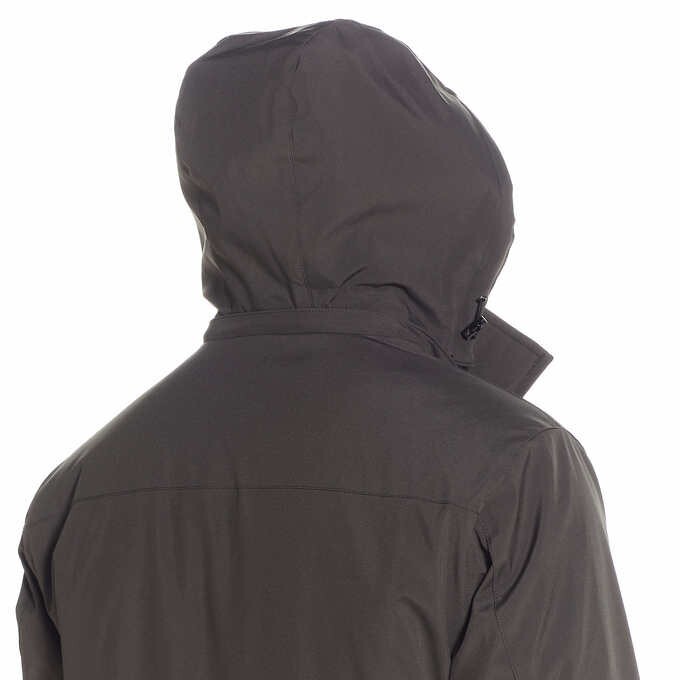 Weatherproof Men's Ultra Tech Men's Jacket Removable Hood Olive Brown ...