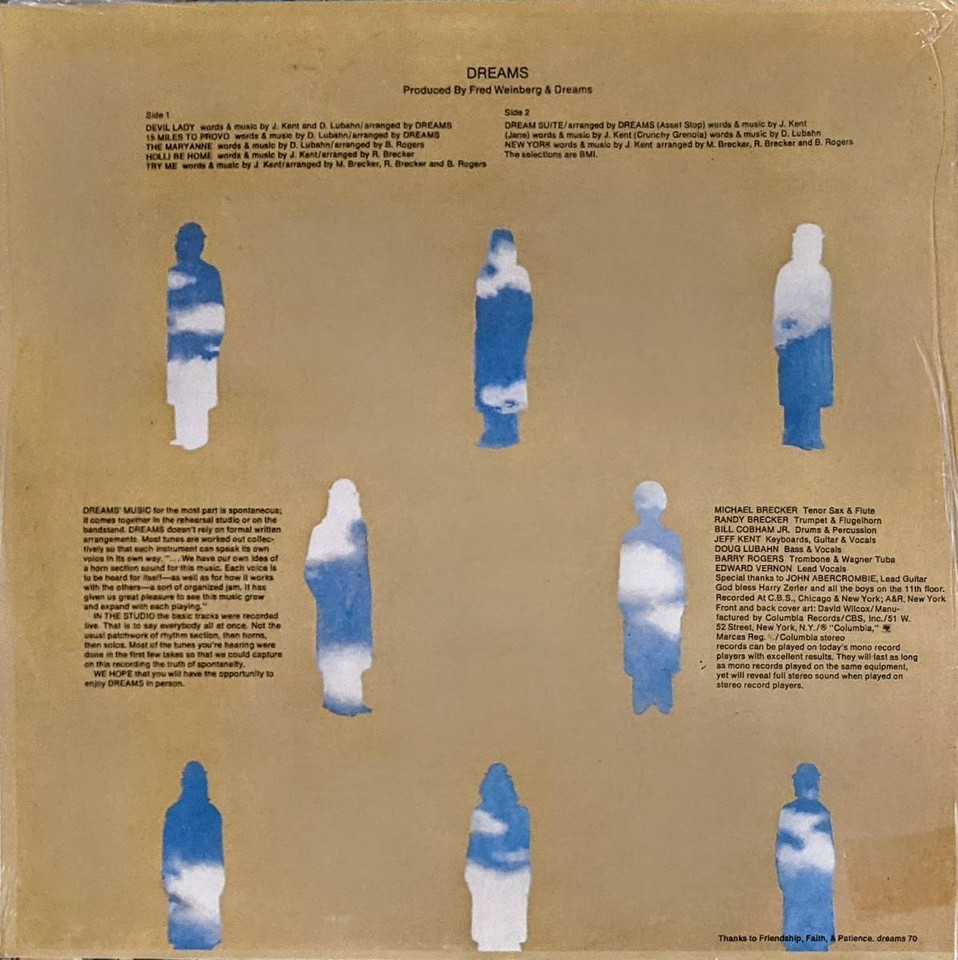 Dreams Billy Cobham Michael/Randy Brecker John Abercrombie And Others ...