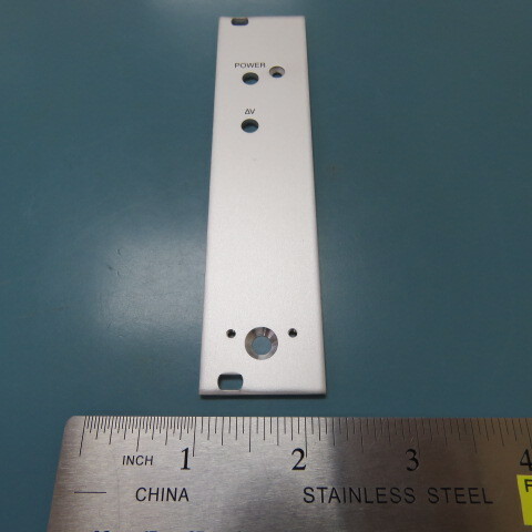 SCHROFF 21006-943 Qty of 1 per Lot Front Panel 6 HP, AL, Front Anodised ...