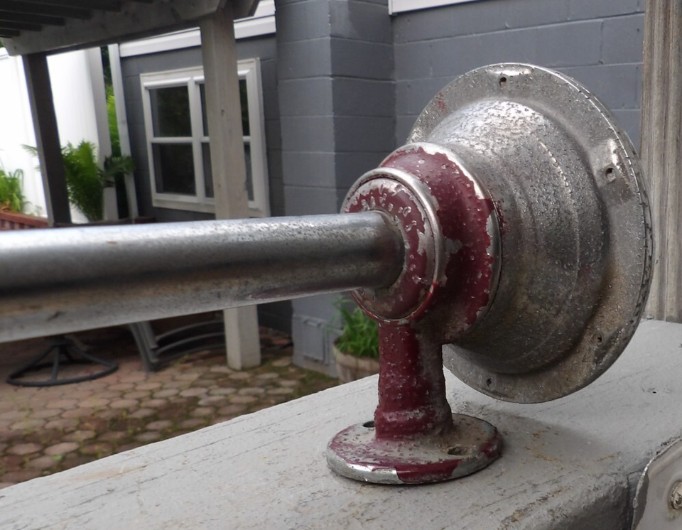 Vintage Grover Products 24" Chrome 6-in Flare Air Horn, Truck, Rat Rod ...