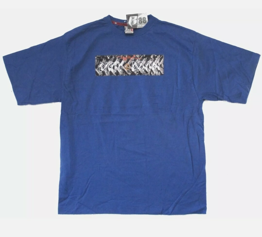 DMX Vintage Ruff Ryders Dirty Denim Blue T Shirt XL New Official NWT | eBay