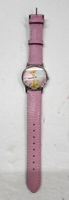 Disney Tinker Bell Wrist Watch Pink Solid Band - See Pictures | eBay