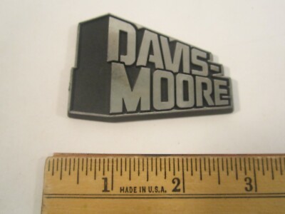 PLASTIC Car Emblem DEALER Script DAVIS-MOORE [Y64E1] | eBay