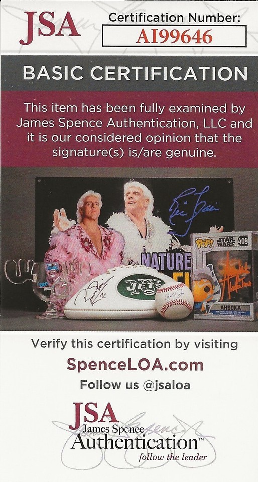 Triple H hand SIGNED Mag pinup Photo JSA COA Autographed WWE WWF ...