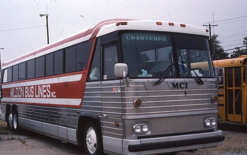 Original Bus Slide Mildon Bus Lines Charter MCI Bus 1986 #11 | eBay