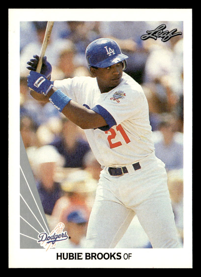 Hubie Brooks 1990 Leaf Card #16 Dodgers | eBay