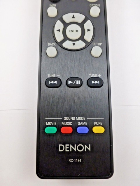 RC-1184 DENON OEM A/V RECEIVER REMOTE CONTROL PN 30701013700AD for sale ...
