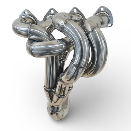FOR Honda H-series Stainless RamHorn Manifold 4-1 Header H22 Prelude H ...