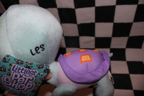 Littlest Pet Shop Bev Gilturtle Plush Toy Box Turtle LPS Stuffed Doll ...