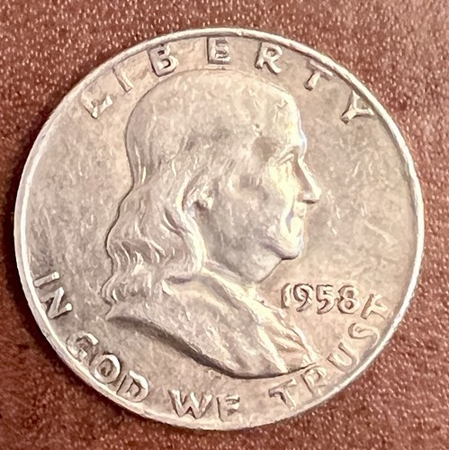 1958 D Franklin Half Dollar Circulated Silver 50c Coin Collectible | eBay