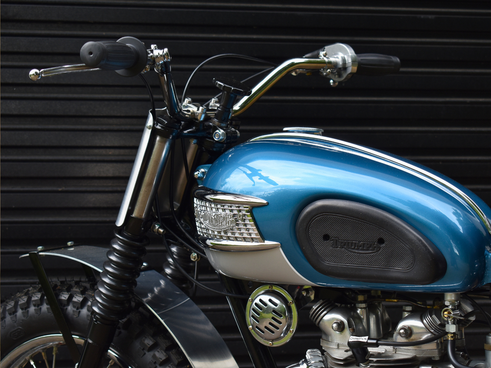 Triumph Desert Sled Conversion Service - T100 T110 T120 3TA 5TA Unit ...