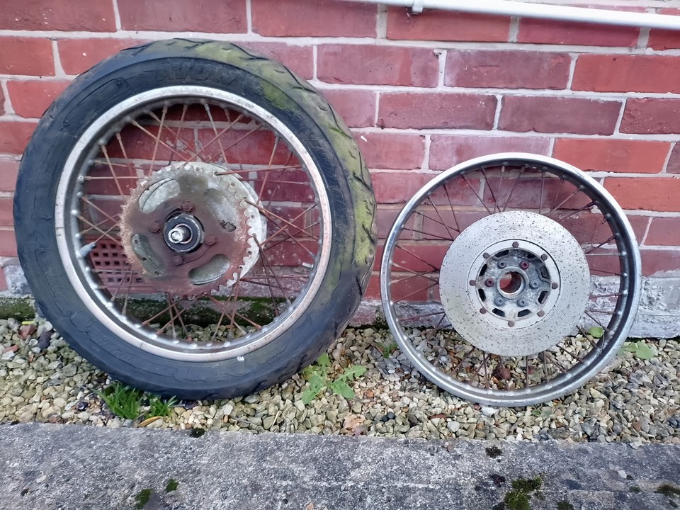 Kawasaki S2 Rolling Chassis - Frame, Forks, Wheels, Etc With NOVA | eBay UK