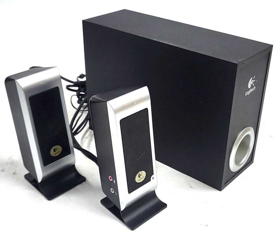 Logitech S200 2.1 PC Système – 30W Caisson + Satellites – 220V – | eBay