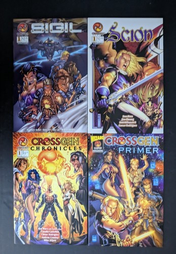 CrossGen Comics Book Lot - Scion #1 - Sigil #1 - Wizard Primer #0 ...