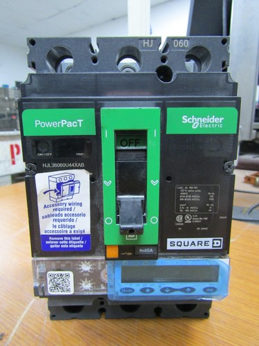 💥SCHNEIDER ELECTRIC 60A POWERPACT CIRCUIT BREAKER 3 POLE 690 VAC ...