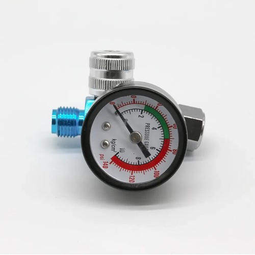 1/4 inch Adjustable Air Pressure Regulator with Pressure Gauge | eBay