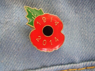 Pin Royal British Legion British Army Poppy 1914 - 2014 Memorial UK ...