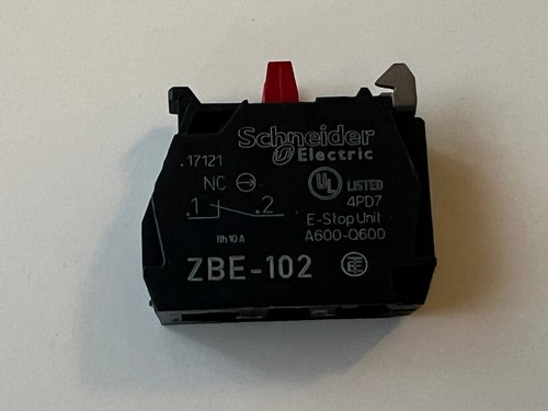 SCHNEIDER ELECTRIC ZBE102 Single Contact Block, Screw Terminal | eBay