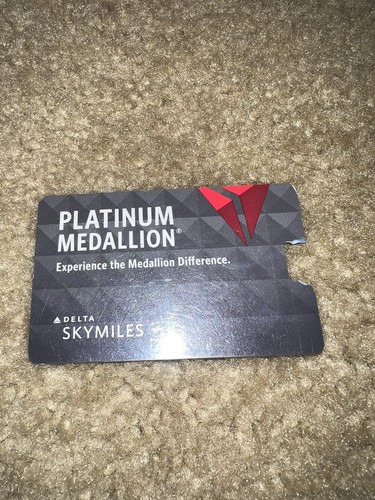 DELTA AIR LINES PLATINUM MEDALLION PLASTIC BAG TAG USED! TAG REV 2019 ...