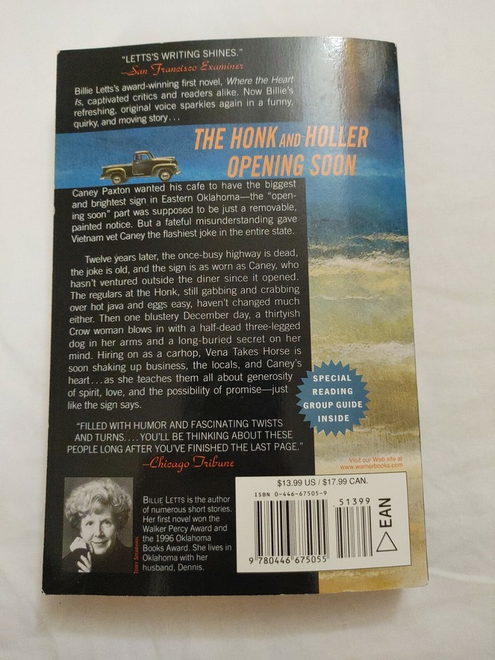 Billie Letts the Honk and Holler Opening Soon Paperback Book 1998 | eBay