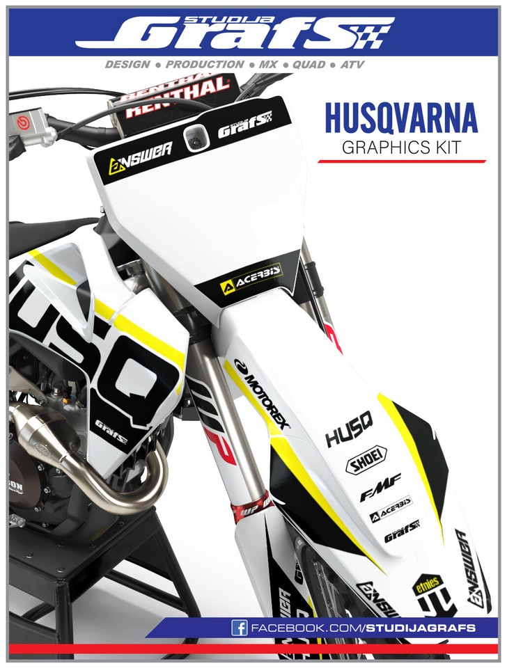 2017 2018 2019 HUSQVARNA FE TE Graphics kit for Husky 150 250 300 l 350 ...