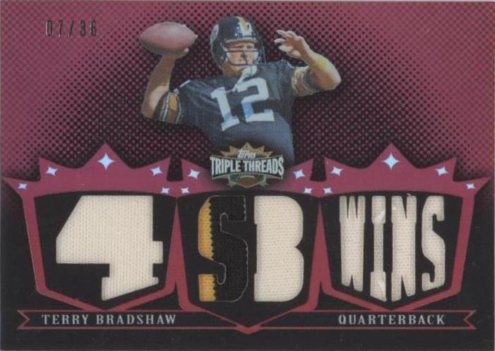 2007 Topps Triple Threads - Relics Terry Bradshaw #TTR57 /36 (MEM) for ...