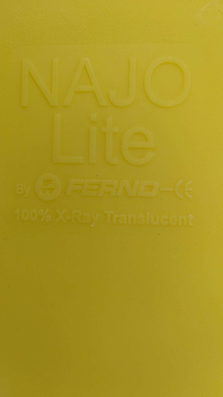 NAJO-LITE Backboard Yellow Spinal Immobilization 100% X-Ray Translucent ...