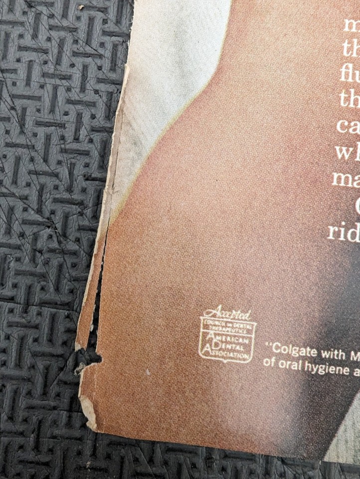 Original Vintage Magazine Ad 1972 Colgate Funny Kid Brushing Teeth | eBay