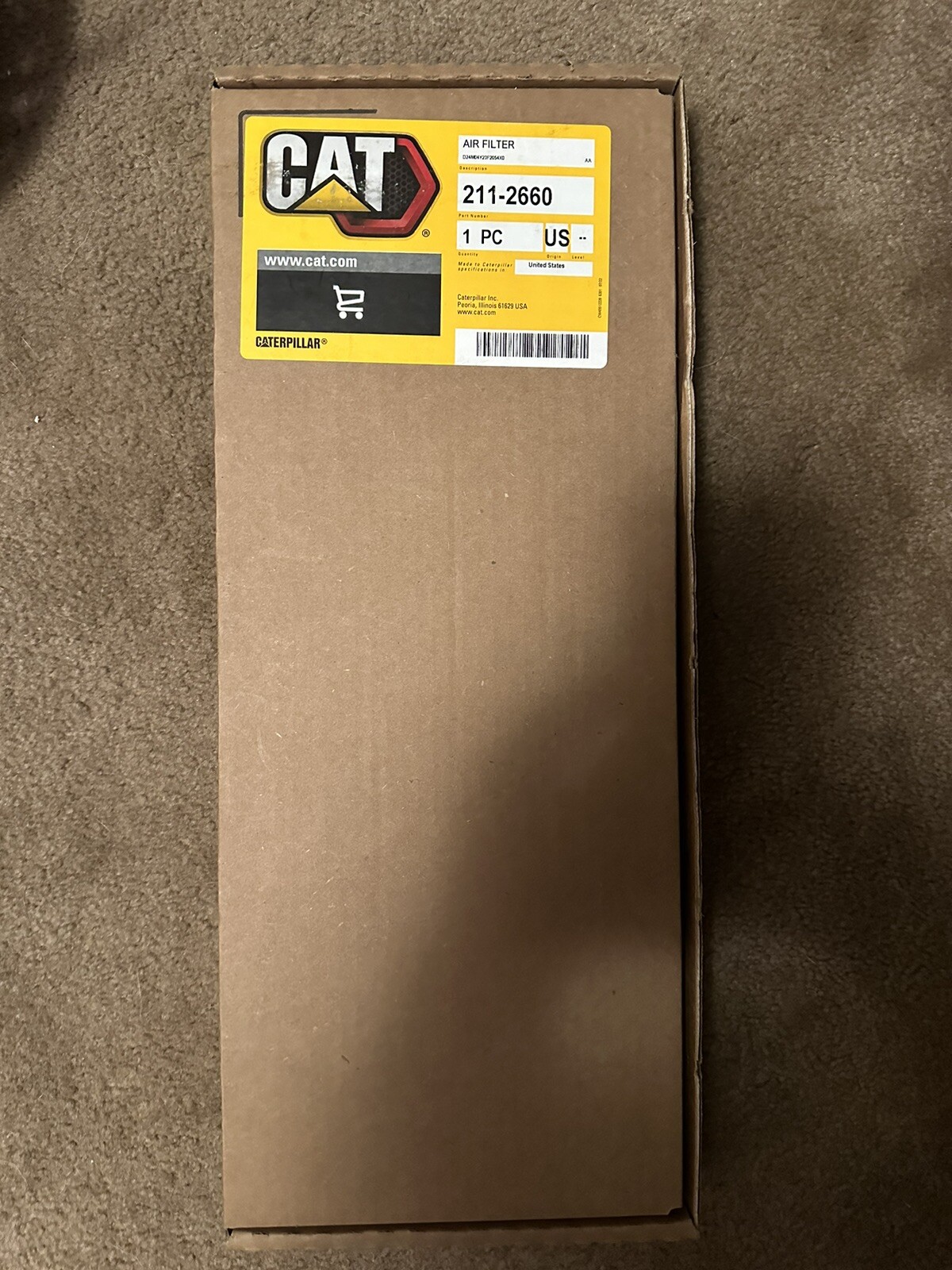 CATERPILLAR 2112660 - Air filter cross reference