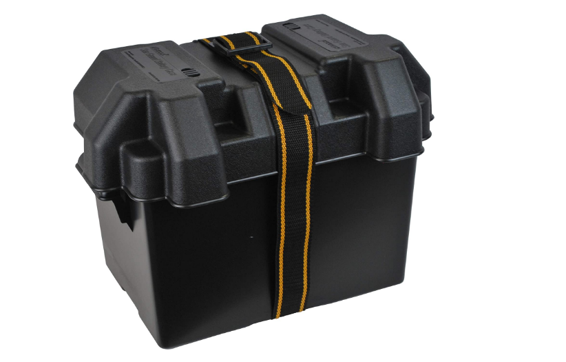 Marine Battery Boxes Large Handles Rolled Edges RV Camping Solar Box 24 ...