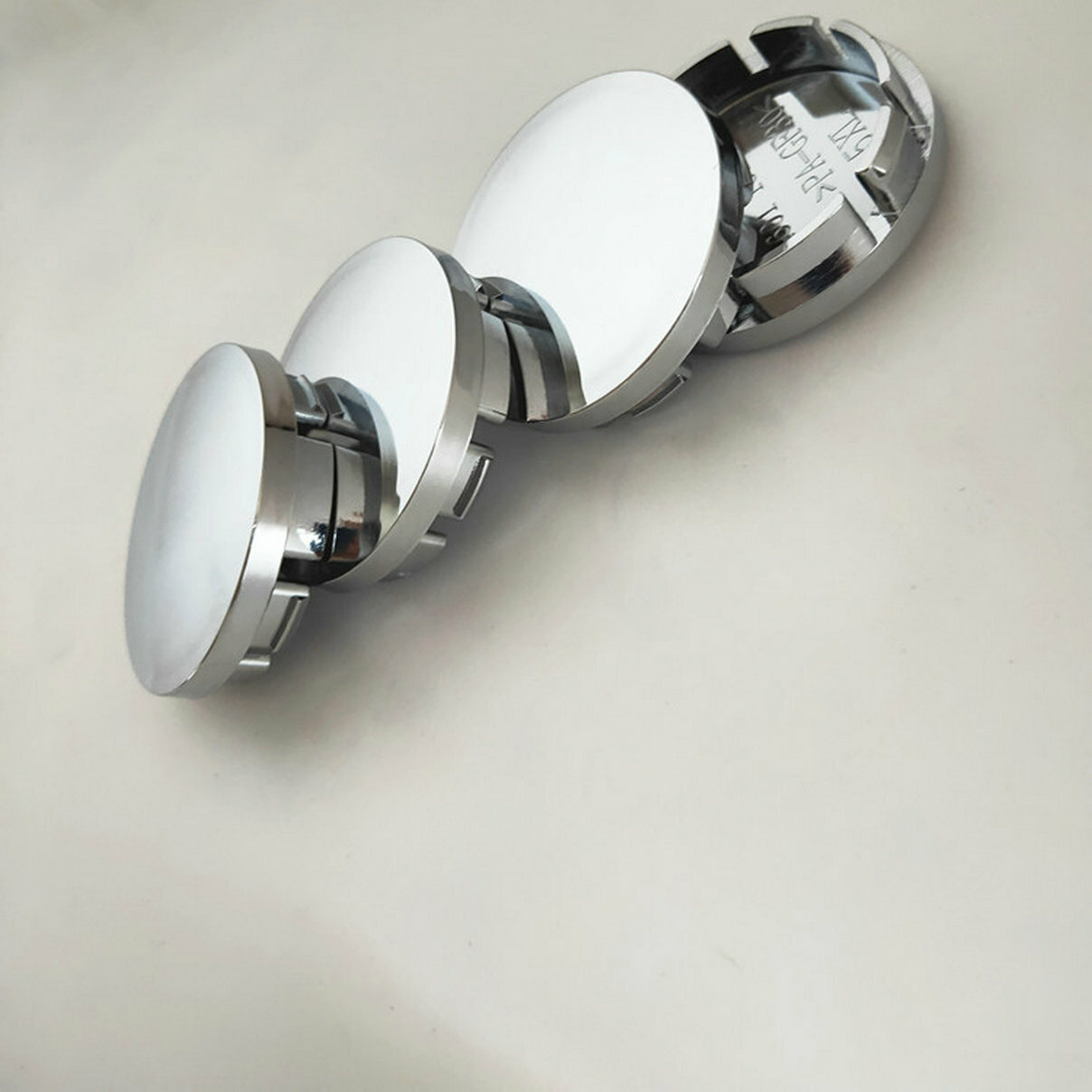 4pcs Car 56mm Wheel Center Caps Hub Tyre Rim Hub Cap Cover ABS Chrome ...