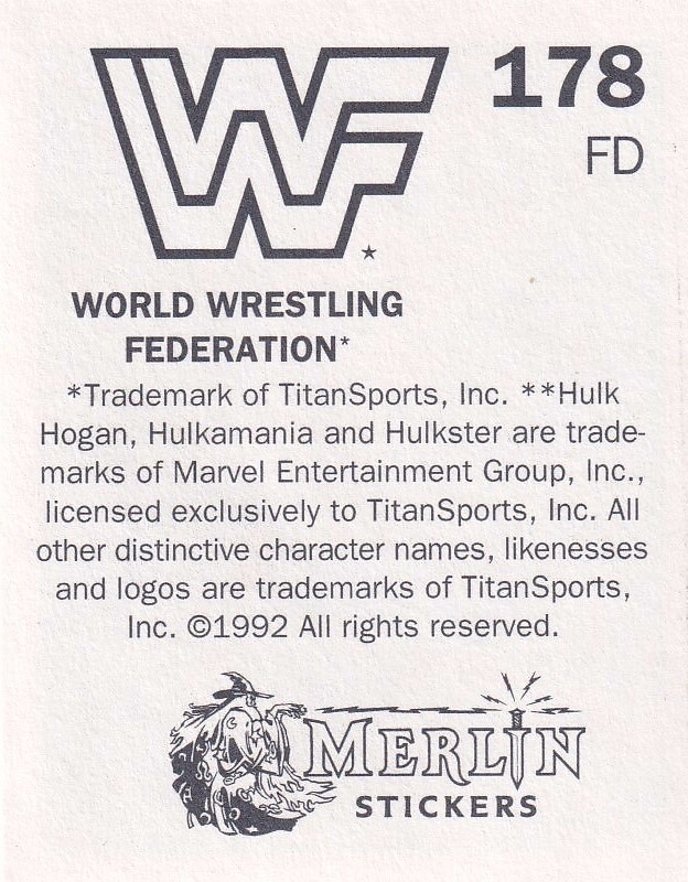 The Bushwackers Butch Miller 1992 Signed WWF Merlin Trading Card #178 ...