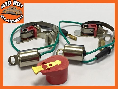 Reliant Rialto LUCAS Type 45D Points Condenser x2 + RED ROTOR | eBay