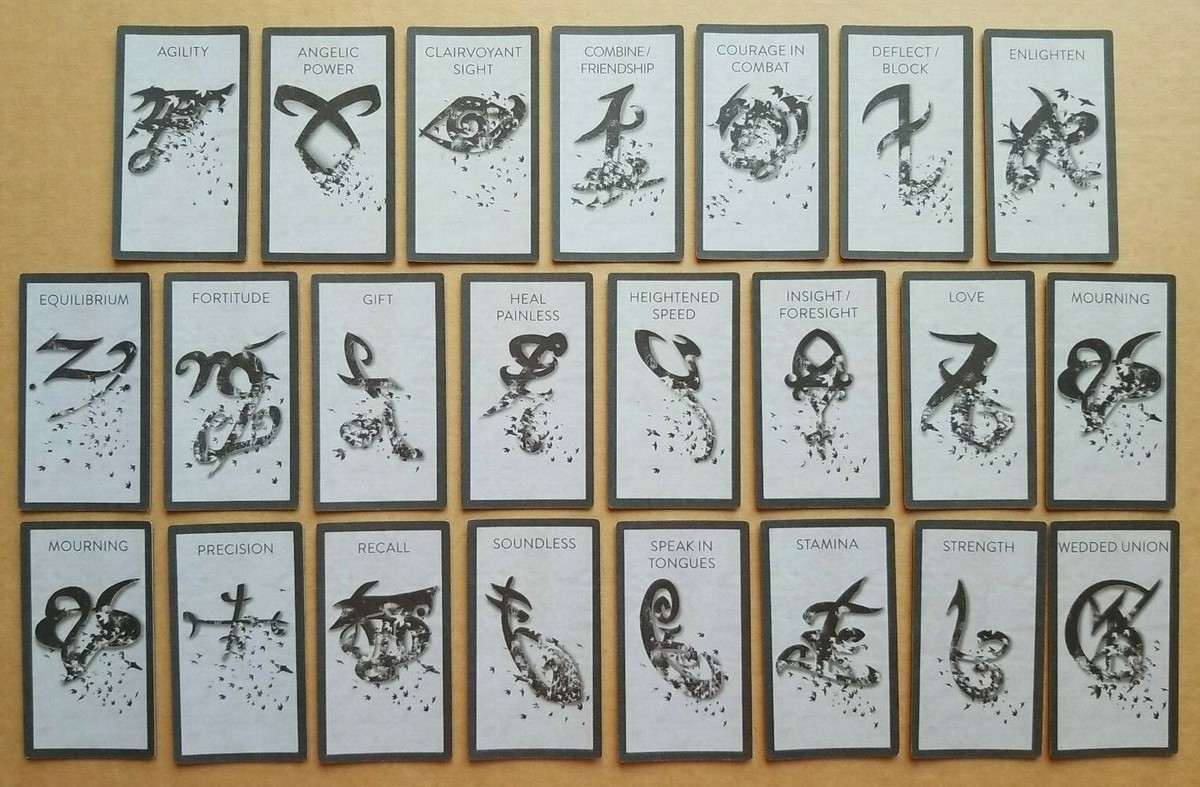 The Mortal Instruments City Of Bones Runes