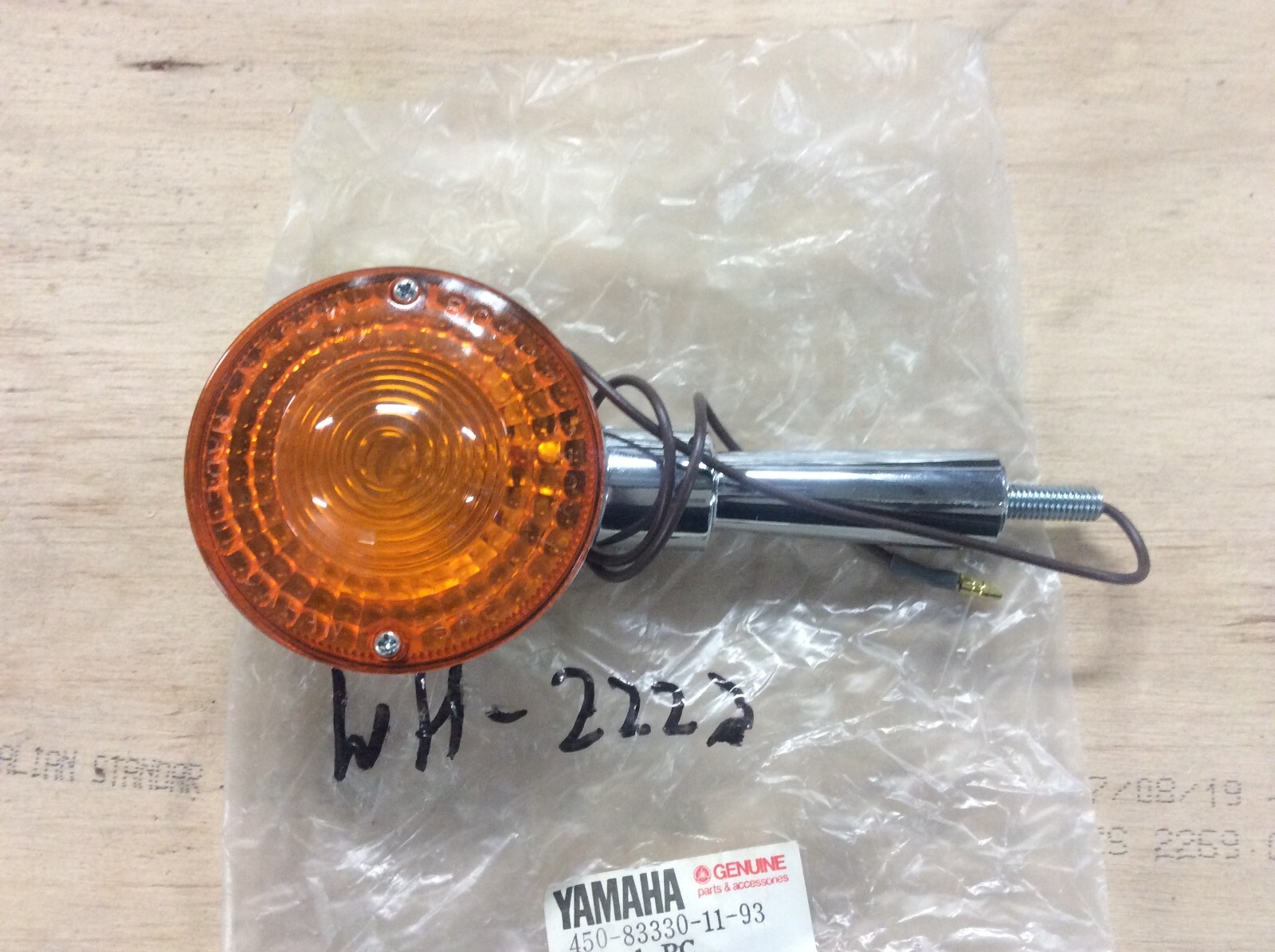 GENUINE YAMAHA PARTS LEFT REAR BLINKER DT250B 1975 DT400B 1975 450 ...