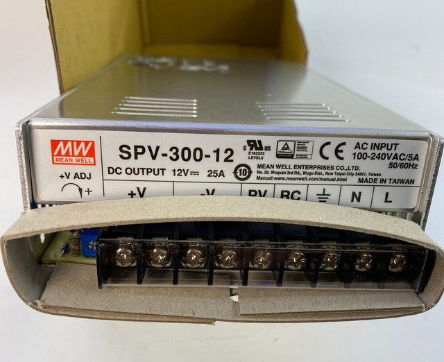 Mean Well Spv-300-12 Ac/dc Power Supply Single Output 12v 25a for sale ...