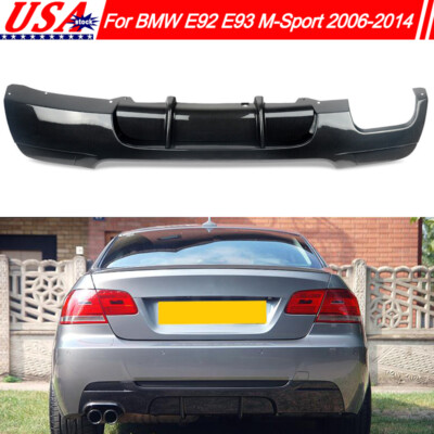 Rear Diffuser Lip M Performance For BMW E92 E93 M Sport 2006-14 Carbon ...
