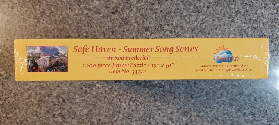NEW SunsOut 1000 piece puzzle SAFE HAVEN - SUMMER SONG SERIES | eBay