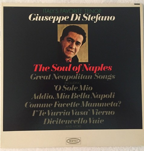 Giuseppe di Stefano - The Soul of Naples - Epic Records LC 3897 MONO ...