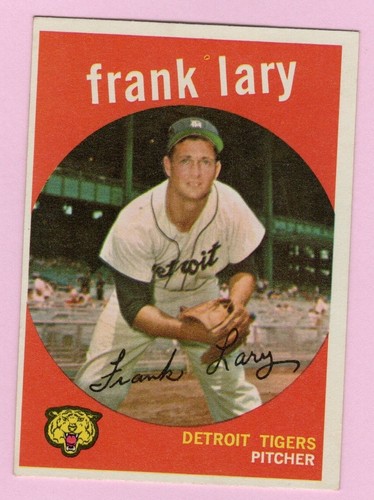 1959 Topps Frank Lary #393 Detroit Tigers VG (CVG) | eBay
