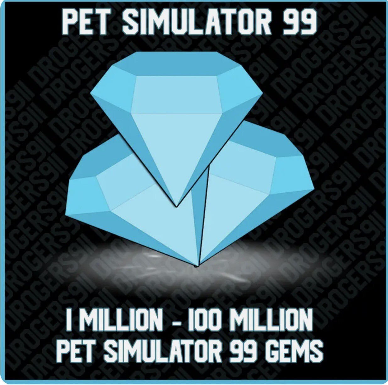 PET SIMULATOR 99 (PET SIM 99 PS99) 💎 1M 3M 5M 10M 50M 100M GEMS 💎 | eBay UK