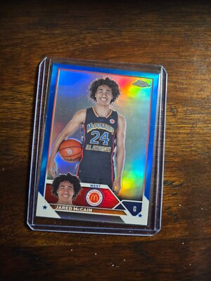 2023 Topps Chrome McDonald's All American Jared McCain Blue Refractor ...