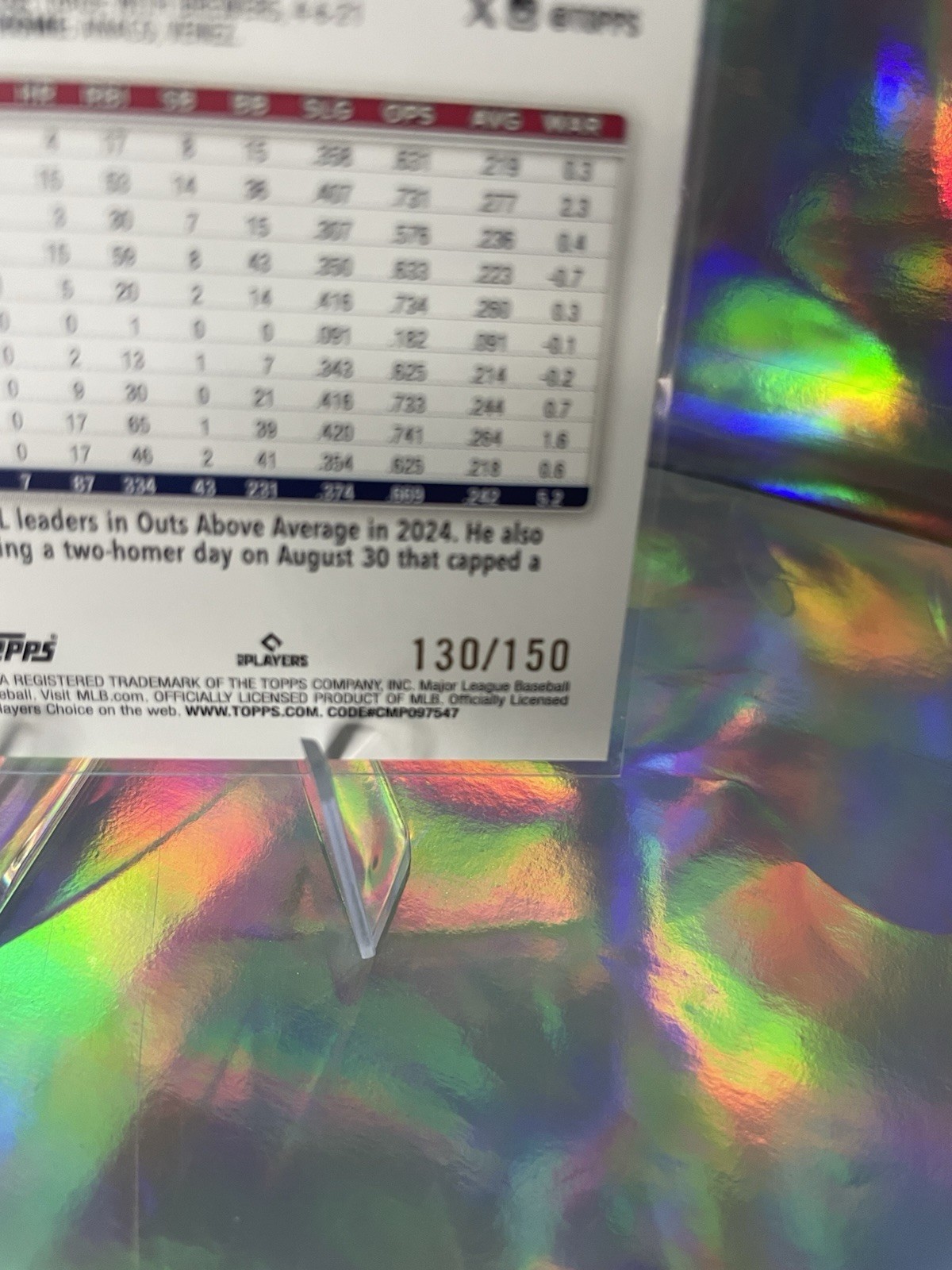 2025 Topps Series 1 - Orlando Arcia #154 Blue Rainbow /150 for sale ...