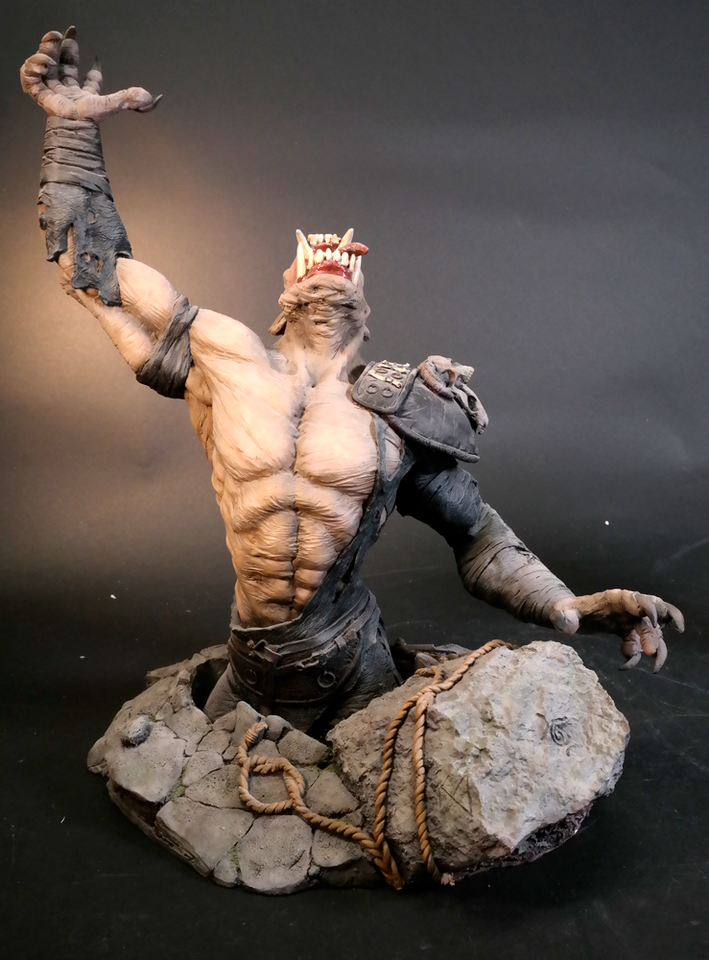Rawhead Rex resin model kit built up and painted 16" tall | eBay