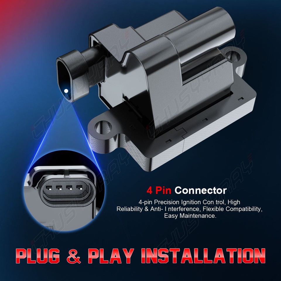 8 Pack CHUSYYRAY UF271 12558693 Ignition Coils For Chevy GMC 4.8L 5.3L ...