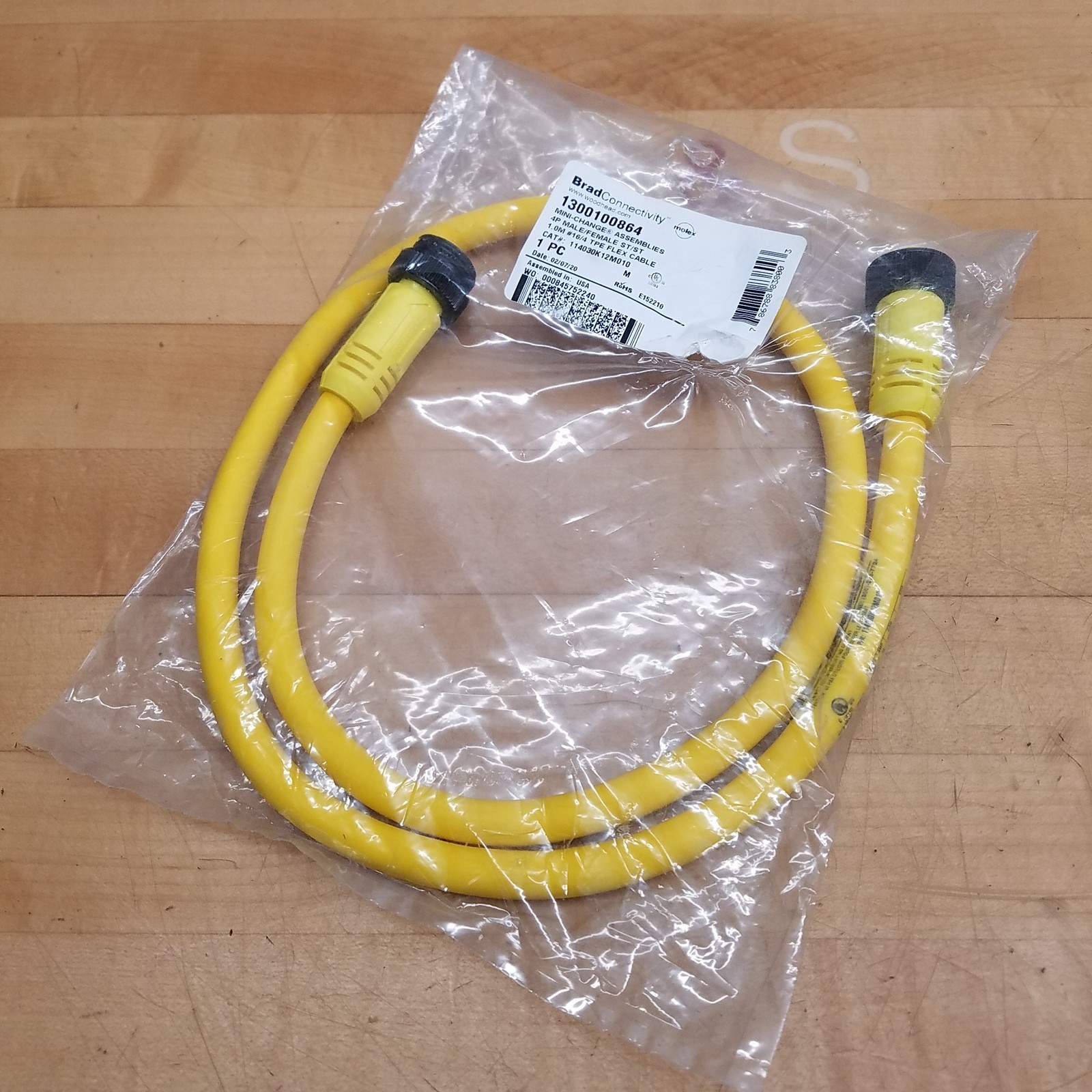 Brad Connectivity 114030K12M010,1300100864 Cordset, 4 Pin Male To Female 1 Meter | eBay