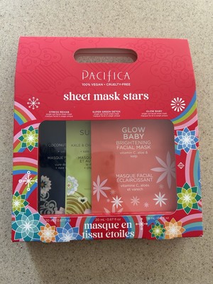 Pacifica Face Sheet Mask Gift Set -Preppy Skincare for Holidays ...