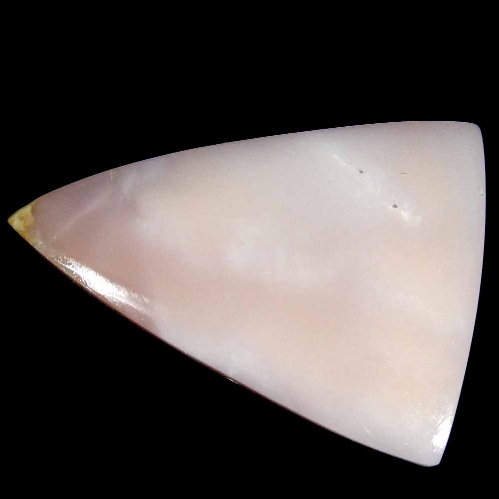 23.20Cts. 25X35X4mm 100% Naturel Haut Qualité Rose Opale Triangle Cab ...